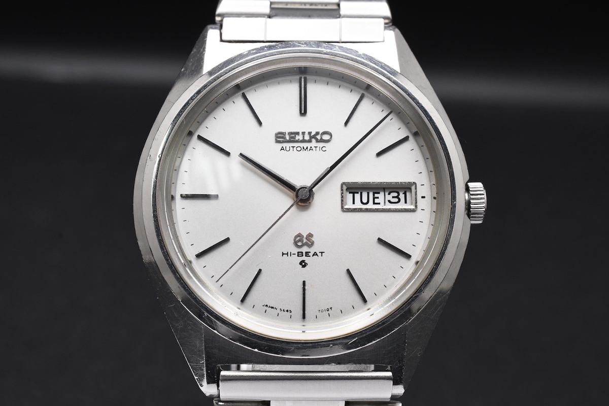 Yahoo!オークション - SEIKO GS GRAND SEIKO HI-BEAT Ref 5646-7010 グ...