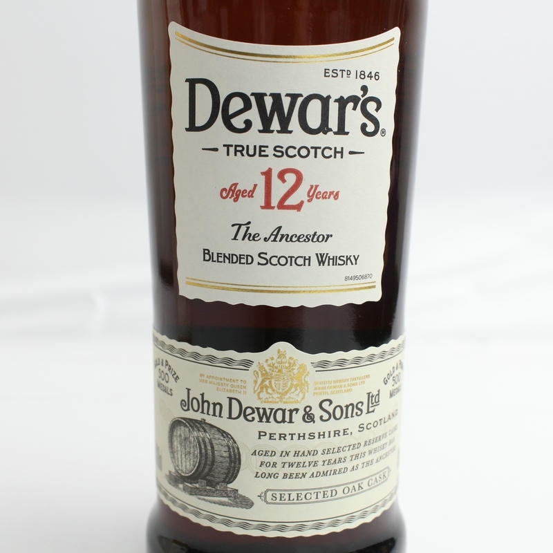 Yahoo!オークション - 1円~Dewars（デュワーズ）12年 ザ アンセスター ...