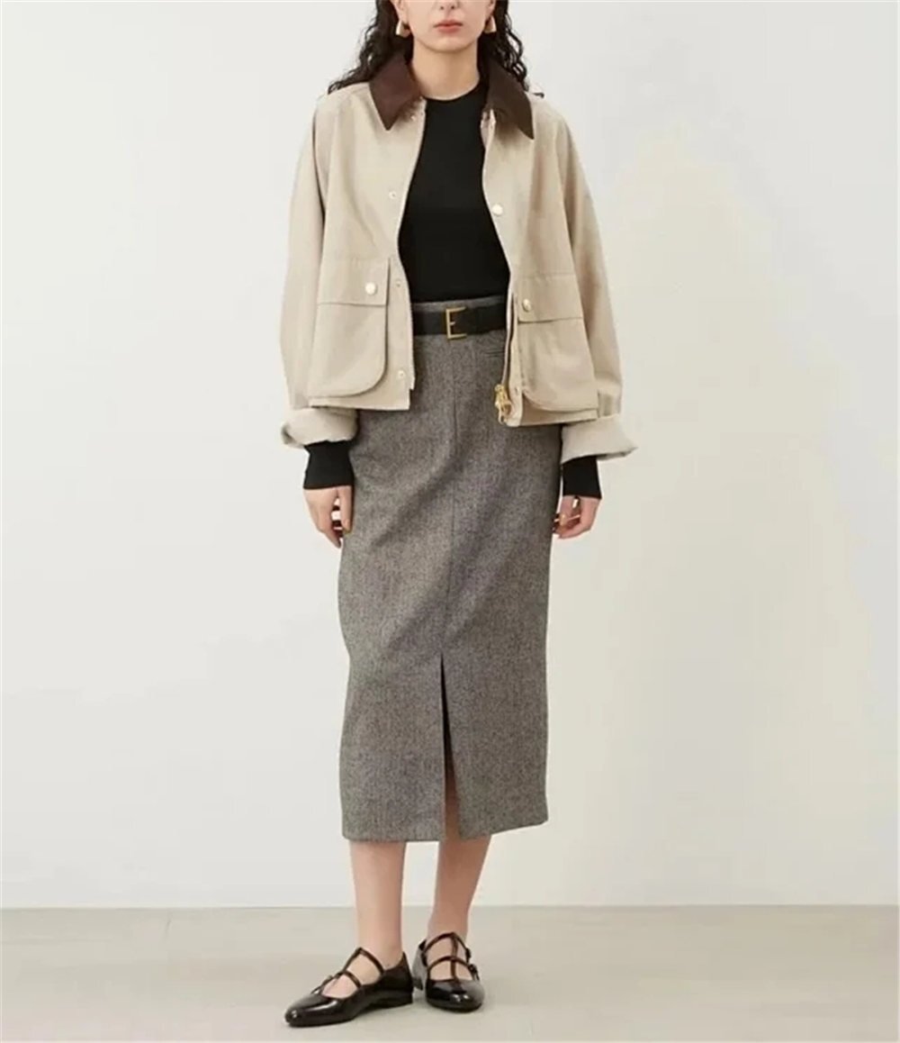 Yahoo!オークション - Barbour バブアー mila owen コラボ ジャケット ...