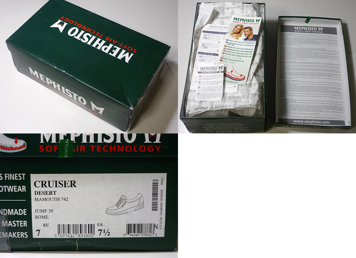 Yahoo!オークション - 試着のみ メフィスト クルーザー US7.5 EU7 meph...