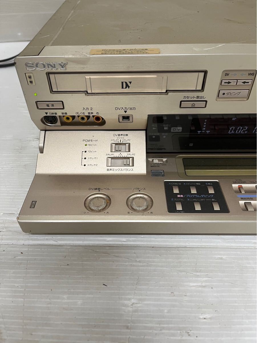 Yahoo!オークション - KH-21 SONY ソニー S-VHS/DV ビデオデッキ WV-D1...