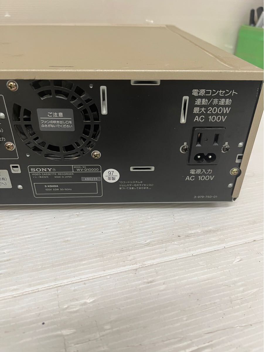 Yahoo!オークション - KH-21 SONY ソニー S-VHS/DV ビデオデッキ WV-D1...