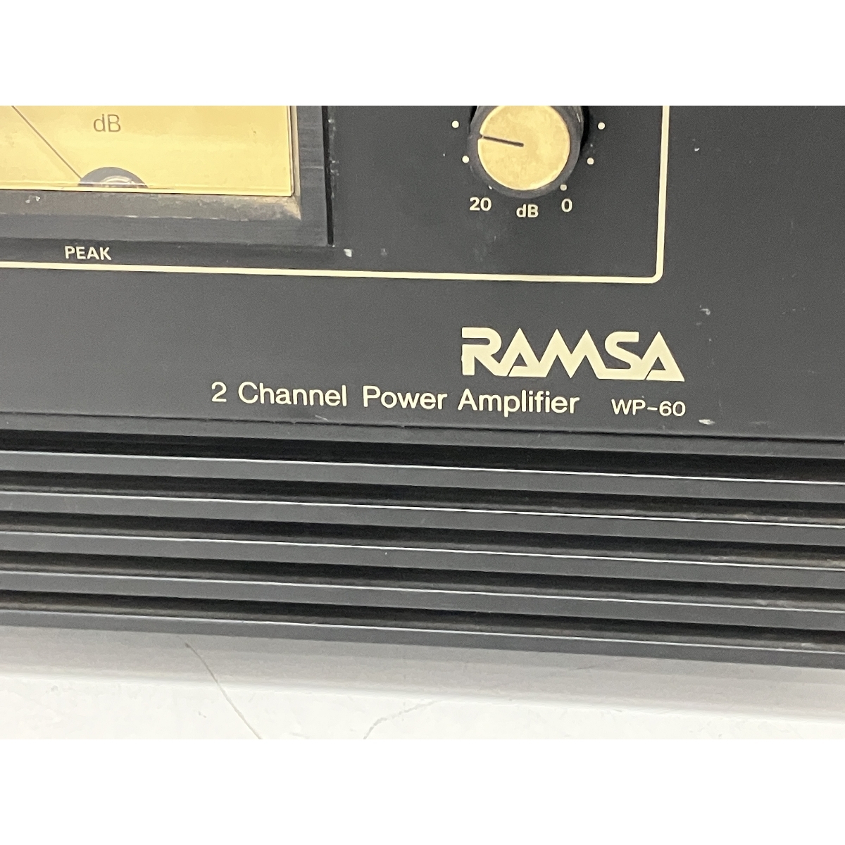 Yahoo!オークション - RAMSA WP-60 2チャンネルパワーアンプ National ...