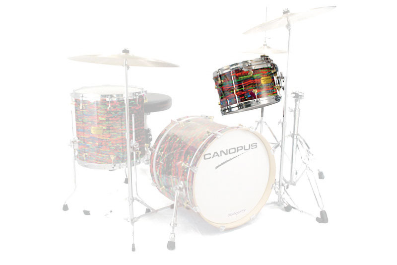 Yahoo!オークション - CANOPUS Mahogany 8x12 TT Psychedelic Red Wrap