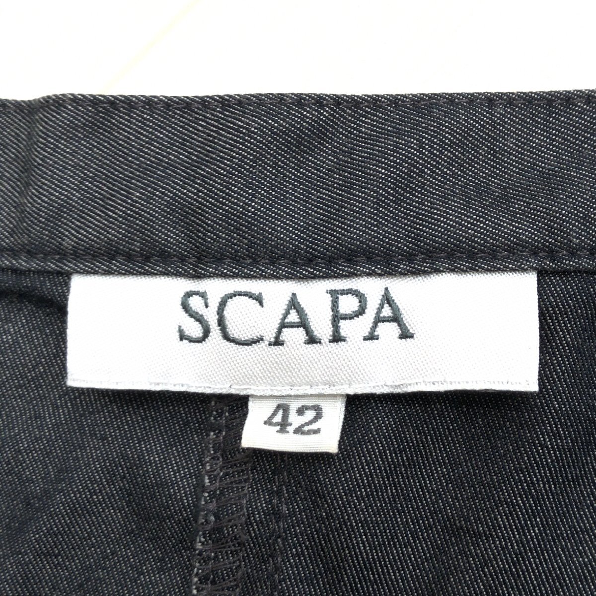 Yahoo!オークション - 美品 SCAPA スキャパ コットン フレアスカート 4...
