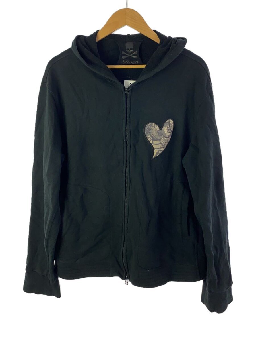Yahoo!オークション - Roen ジップパーカー/52/コットン/ブラック/ハー...