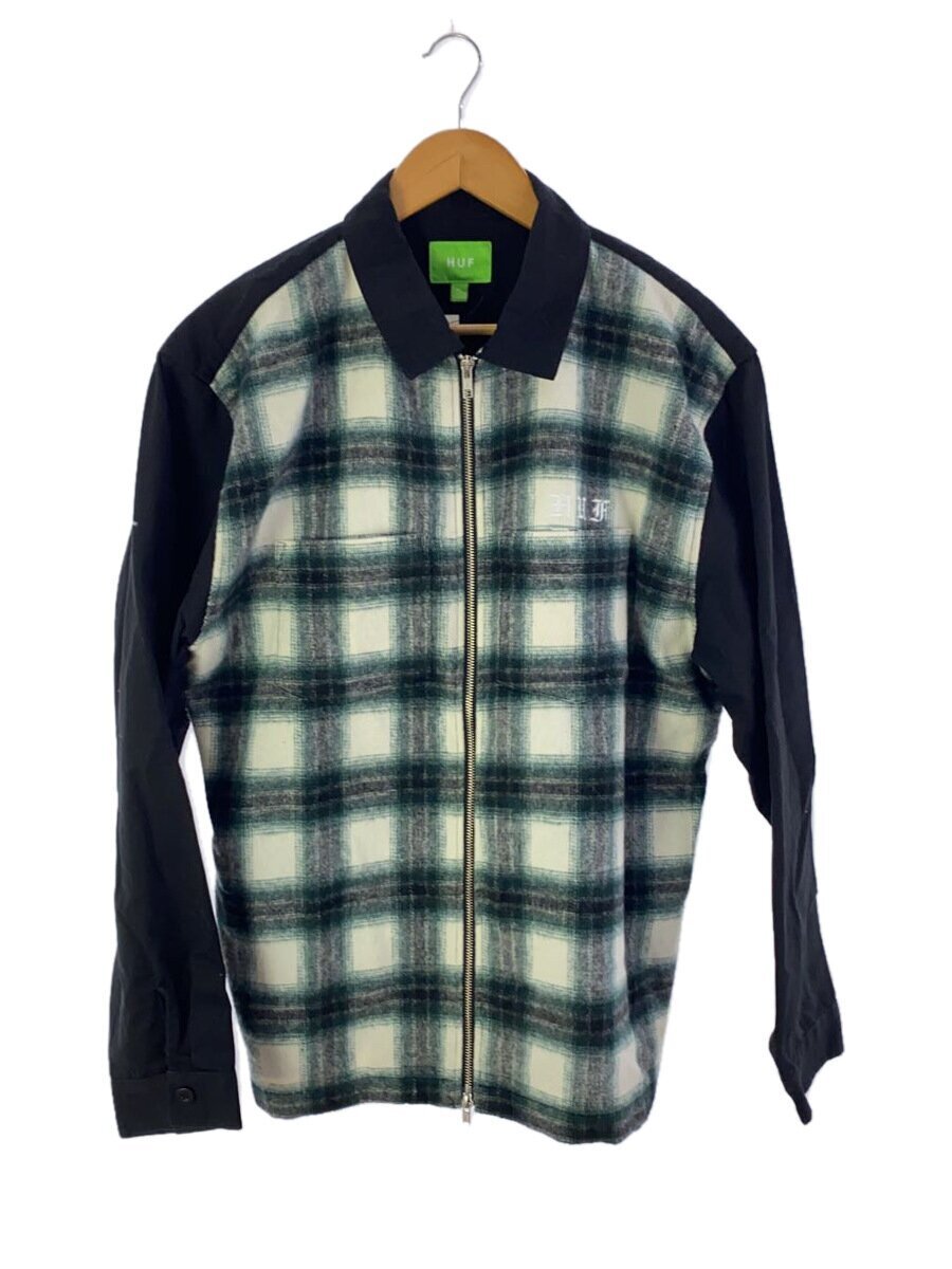 Yahoo!オークション - HUF ジャケット/XL/ポリエステル/BLK/チェック