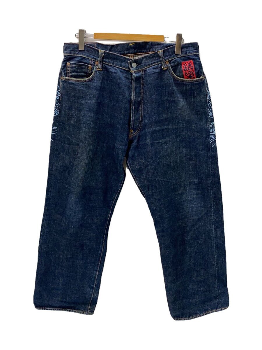 Yahoo!オークション - EVISU 道楽/達磨ルアー刺繍/ボトム/38/デニム/ID...