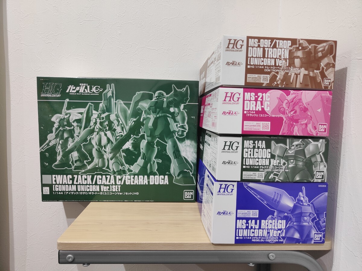 Yahoo!オークション - ガンプラ HGUC 5体セット 未組立 アイザック ガ...