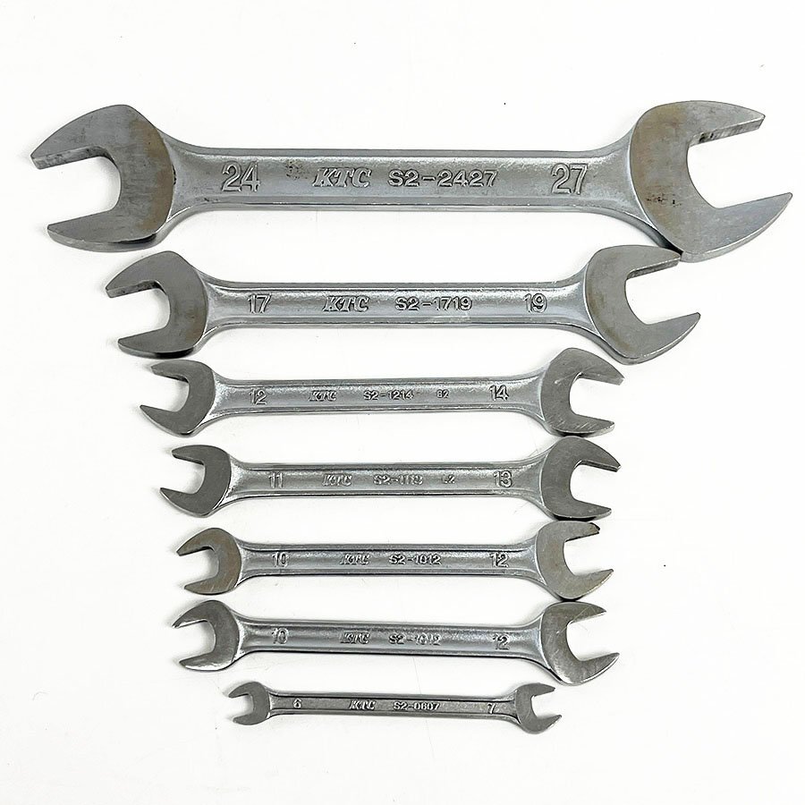 Yahoo!オークション - KTC S2 スパナ 6～27 7本セット S2-0607 S2-1012...