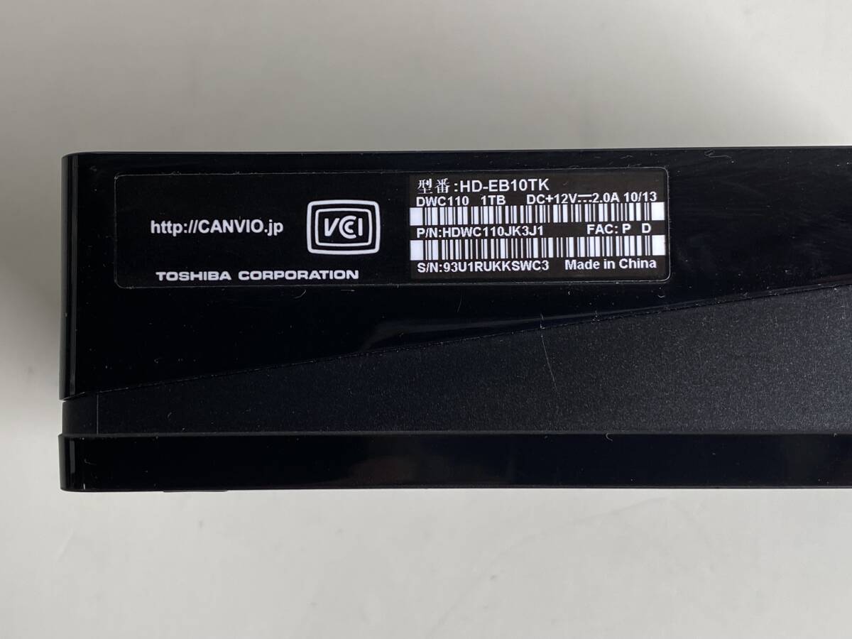 Yahoo!オークション - ⑲t382 TOSHIBA 東芝 外付けハードディスク HDD ...