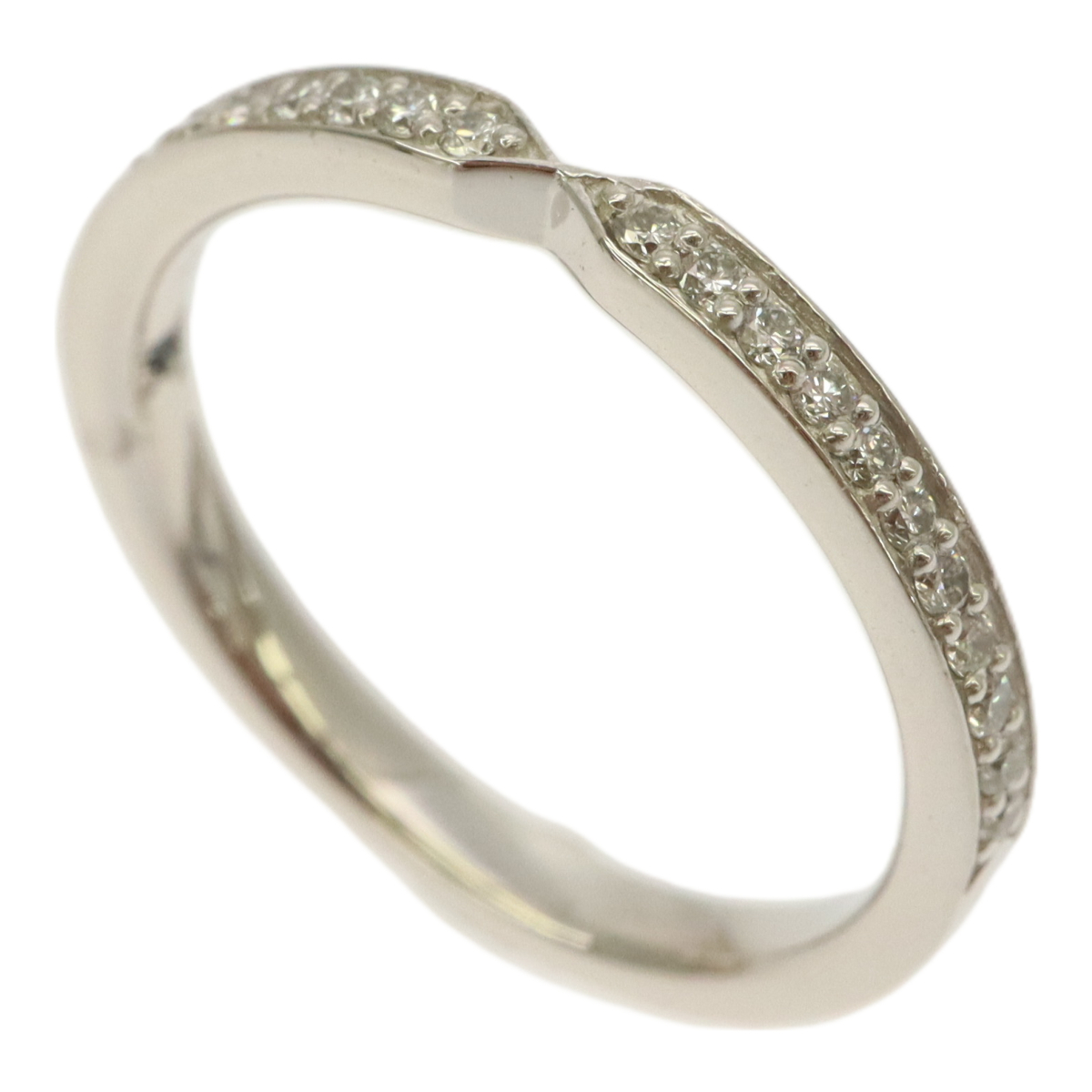 Yahoo!オークション - PT950 Pt950 プラチナ ダイヤ0.11ct デザイン リ...