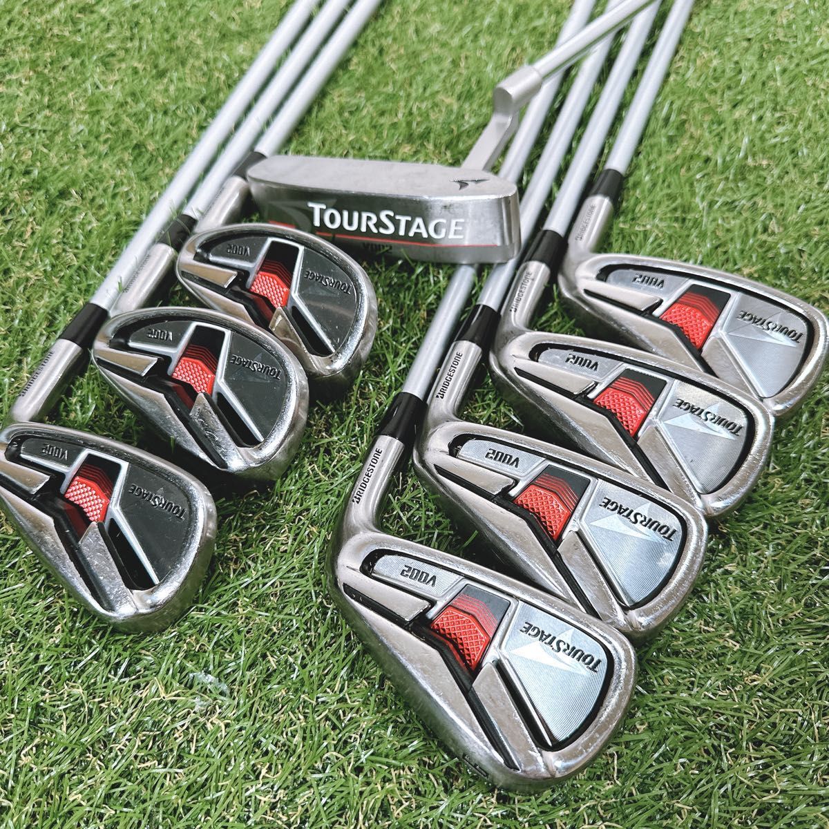 Yahoo!オークション - ツアーステージ V002 メンズ ゴルフクラブセット...