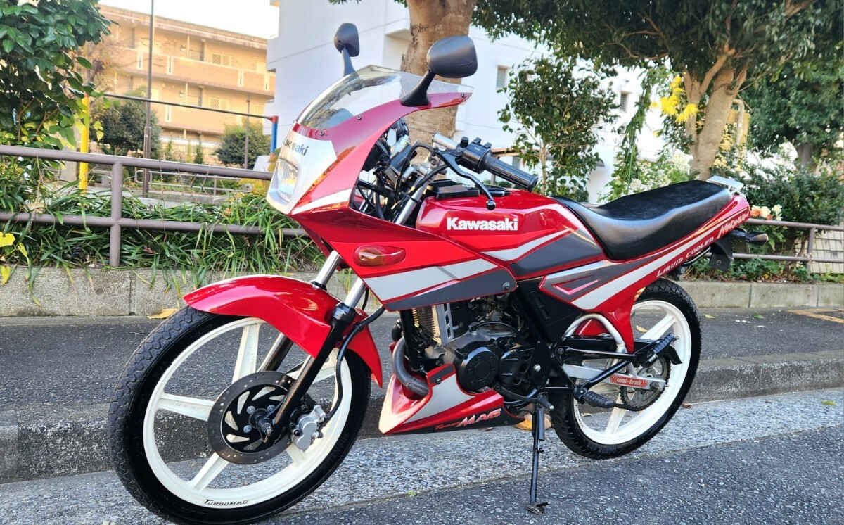 Yahoo!オークション - 水冷2スト 【KAWASAKI マグナム80】カワサキ 検)...