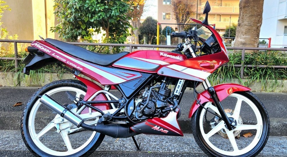 Yahoo!オークション - 水冷2スト 【KAWASAKI マグナム80】カワサキ 検)...