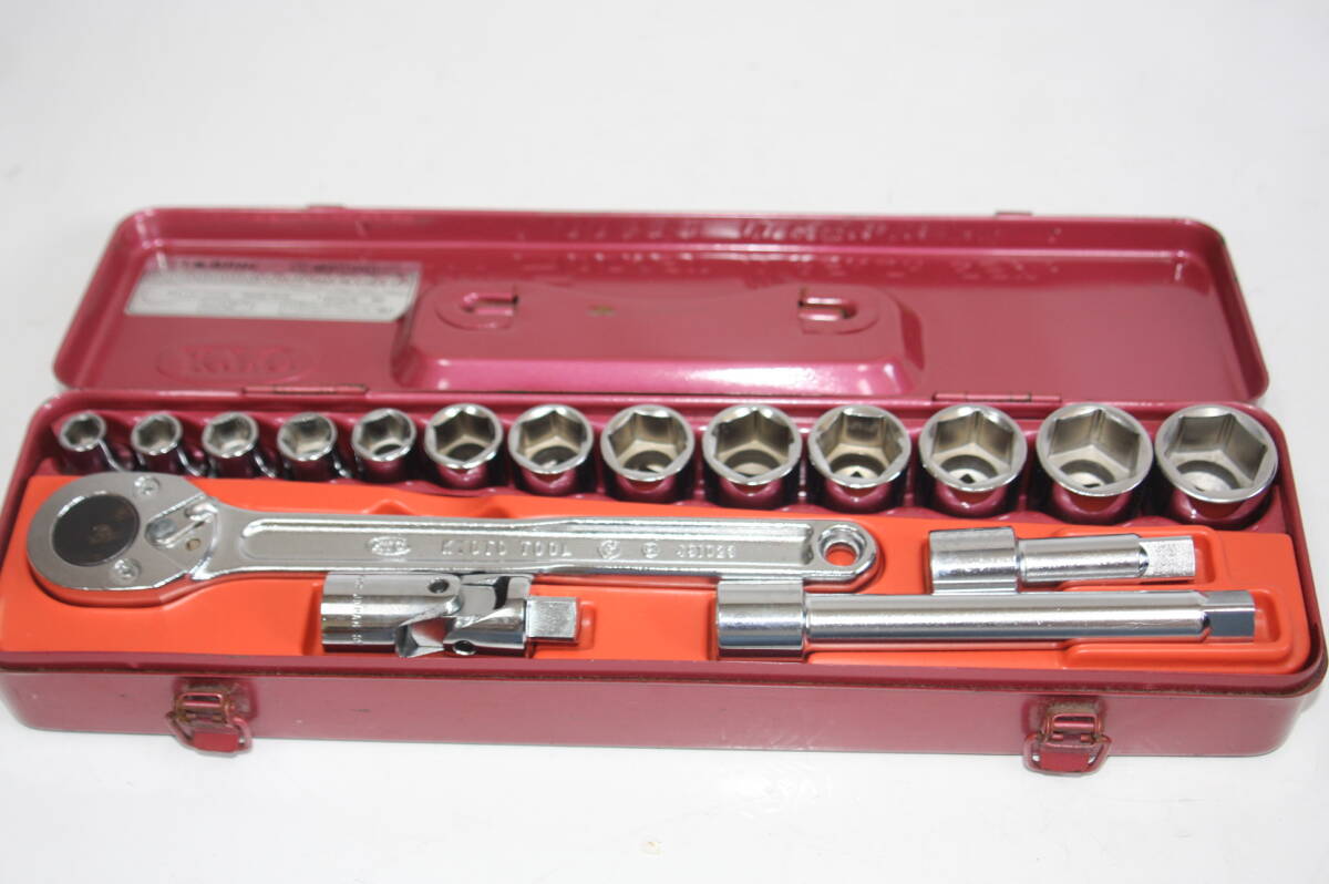 Yahoo!オークション - O2635 KTC ソケットレンチセット No.B313H 10～2...