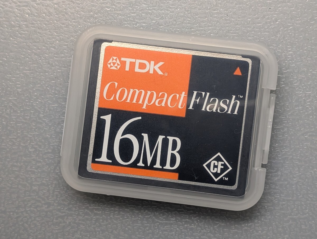 Yahoo!オークション - TDK COMPACTFLASH CARD 16MB CFカード ケース付...