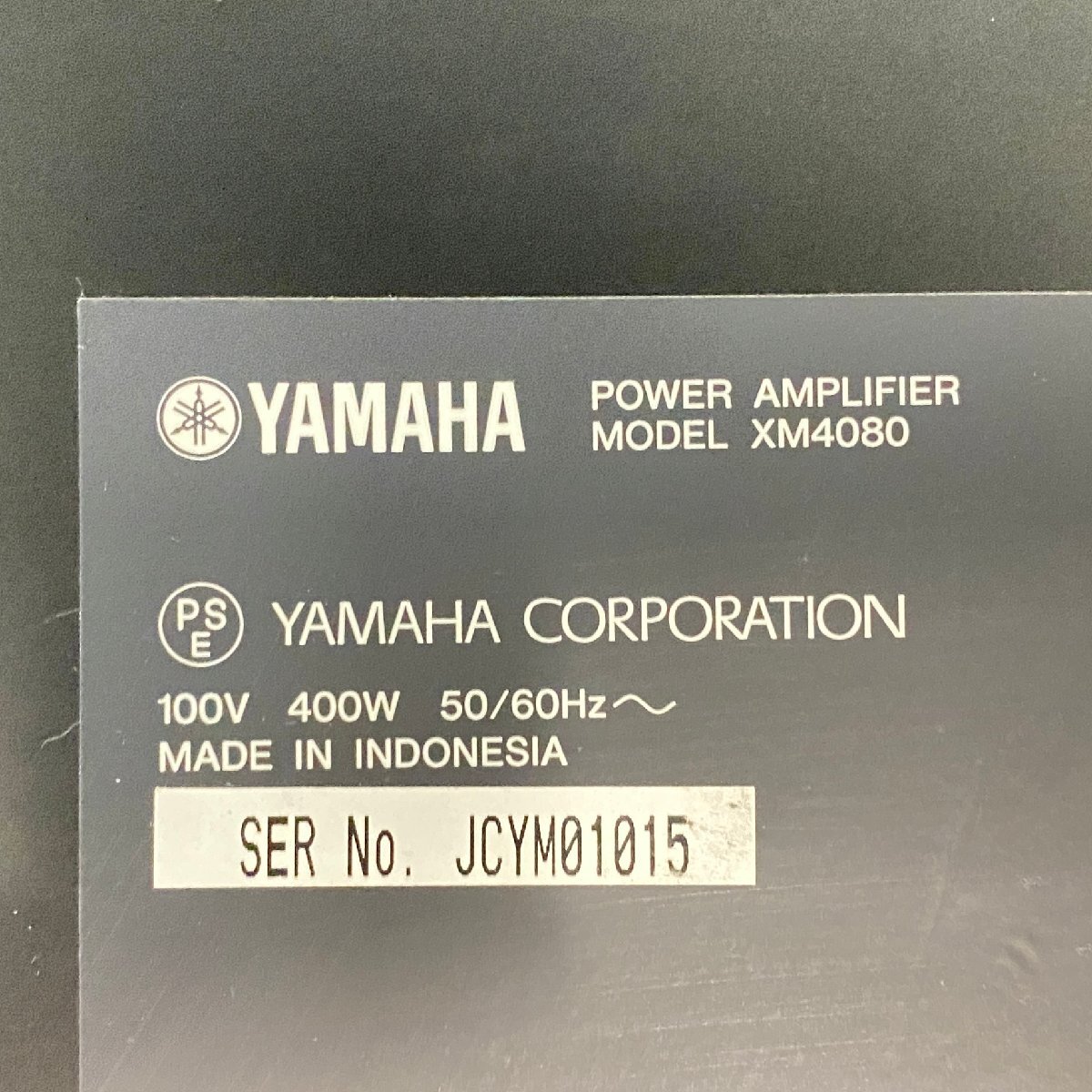 Yahoo!オークション - 【 J 】7609 YAMAHA XM4080 パワーアンプ ヤマハ