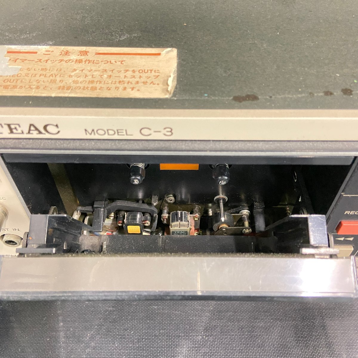Yahoo!オークション - 【 J 】7814 TEAC C-3 カセットデッキ ティアッ...