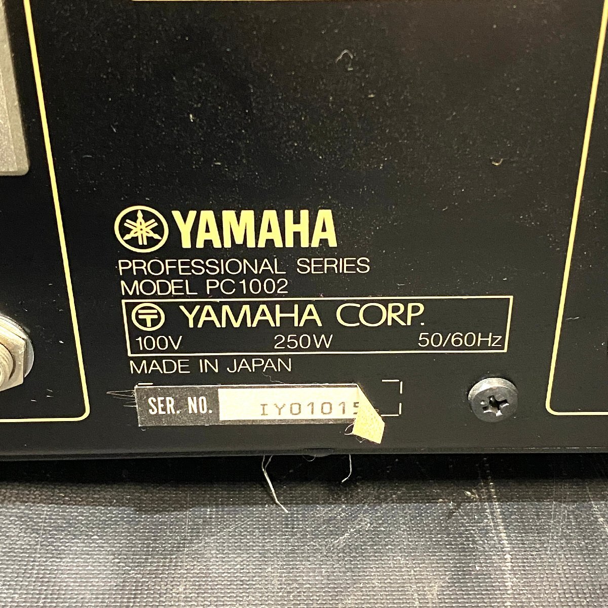 Yahoo!オークション - 【 J 】8020 YAMAHA PC1002 パワーアンプ ヤマハ