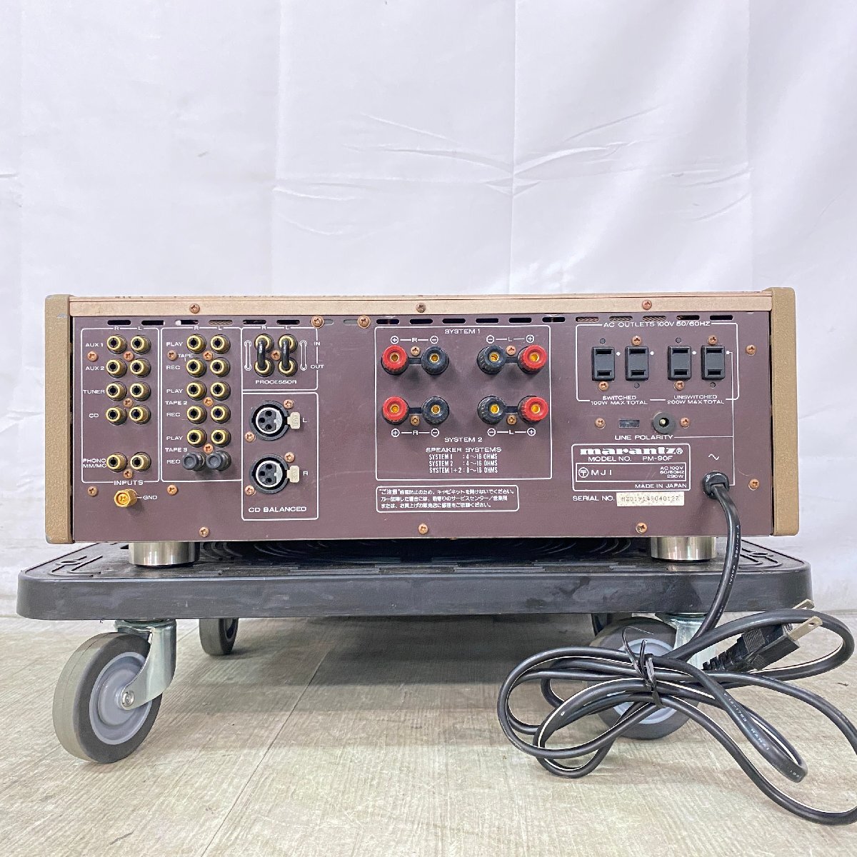 C 8102 marantz PM-90F プリメインアンプ マランツ(マランツ)｜売買されたオークション情報、yahooの商品情報をアーカイブ公開 - オークファン（aucfan.com）