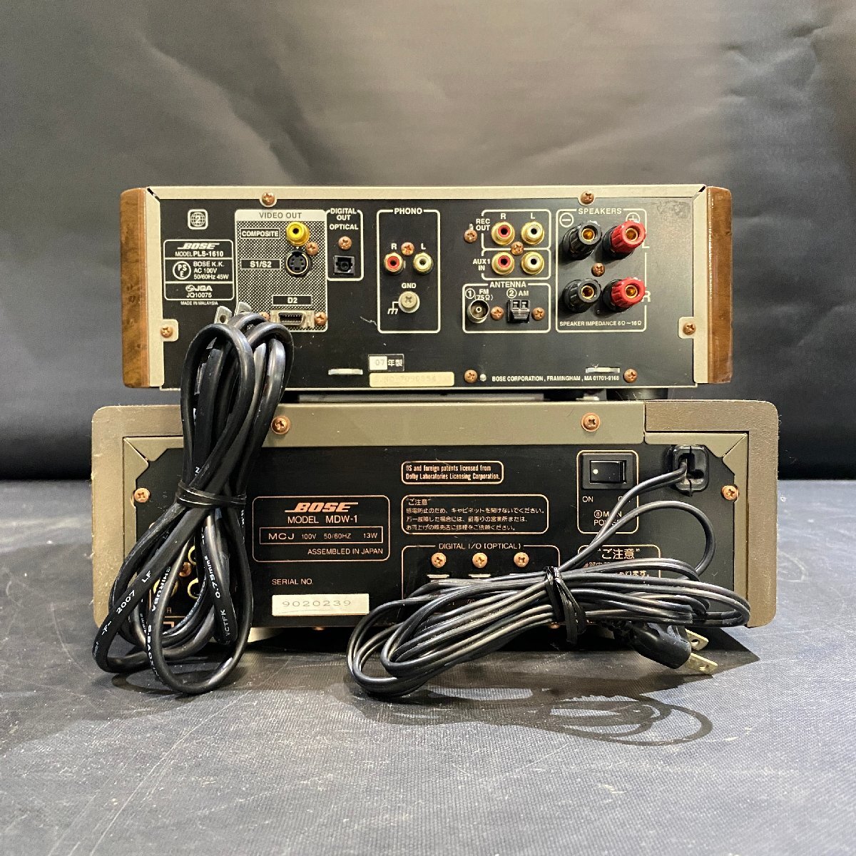 Yahoo!オークション - 【 J 】8151 BOSE PLS-1610 CDデッキ/MDW-1 MDデ...