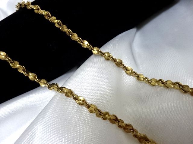 Yahoo!オークション - 18K GF 刻印/18金ゴールドフィルド/ネックレス/...