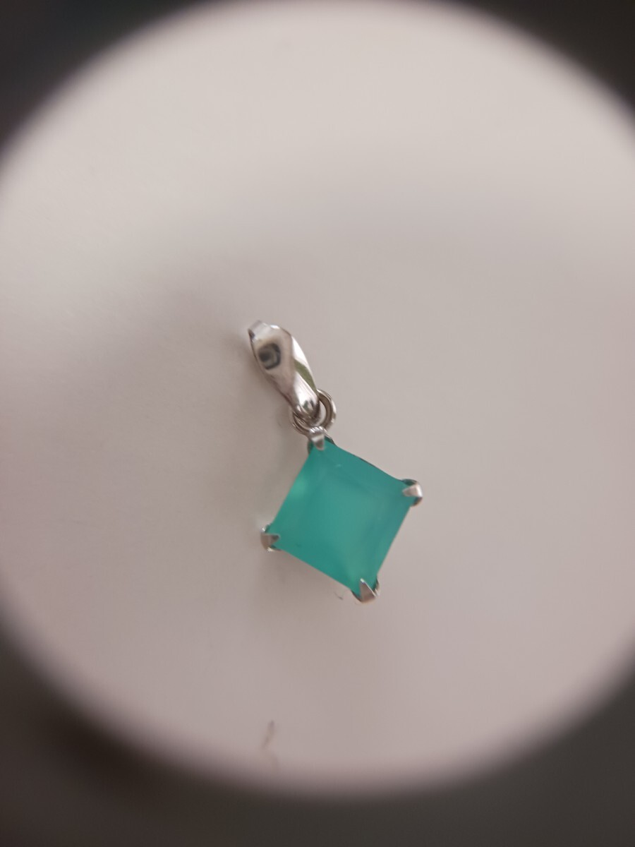 Yahoo!オークション - K14WG製 シーブルーカルセドニーのペンダントト...