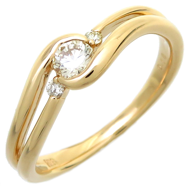 Yahoo!オークション - [飯能本店]Non Brand ノンブランド K18YG 0.18...