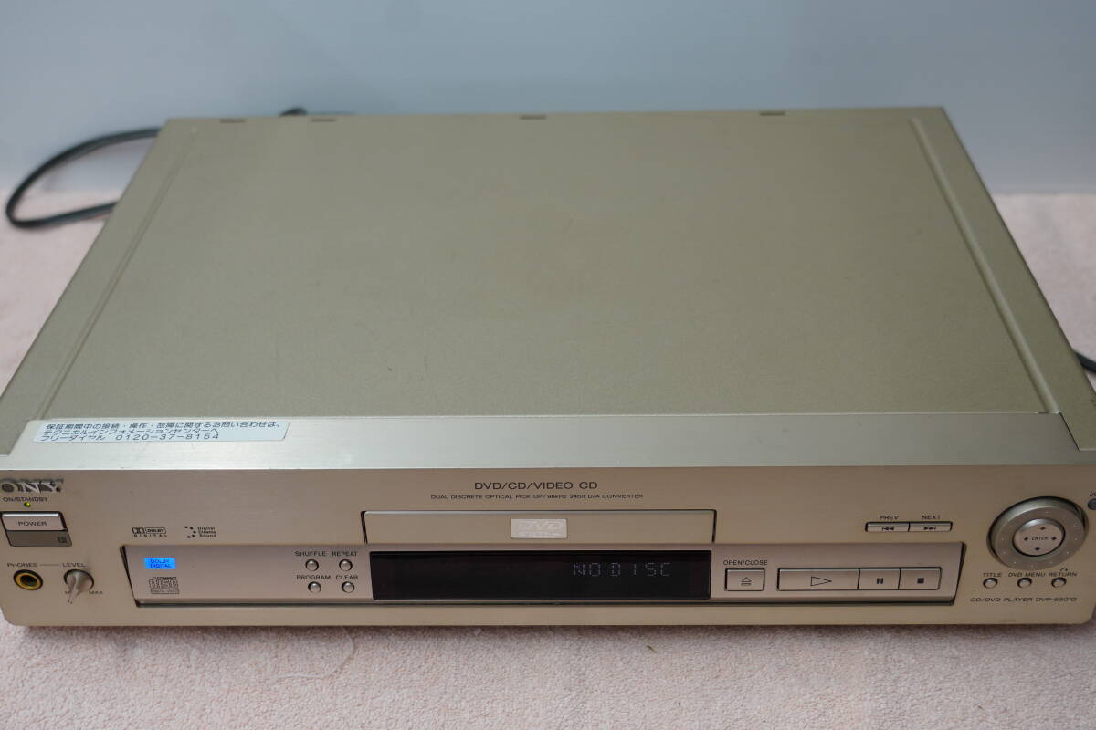 Yahoo!オークション - 通電OK『SONY ソニーCD/DVD PLAYER DVP-S501D』...