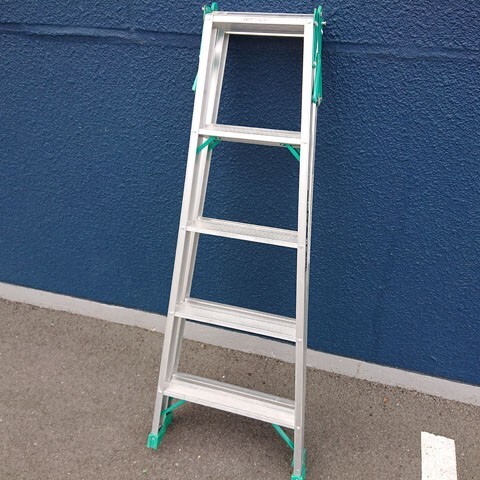 Yahoo!オークション - ピカ JOB-150E ジョブステップ はしご兼用脚立 ...