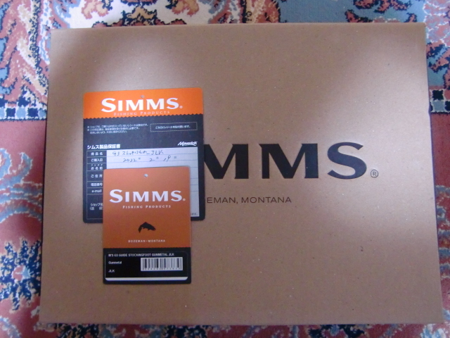 SIMMS M'S G3 GUIDE STOCKINGFOOT GUNMETAL シムス G3 ガイドストッキングフット ウェーダー サイズ JLK(ウェーダー)｜売買されたオークション情報 ...
