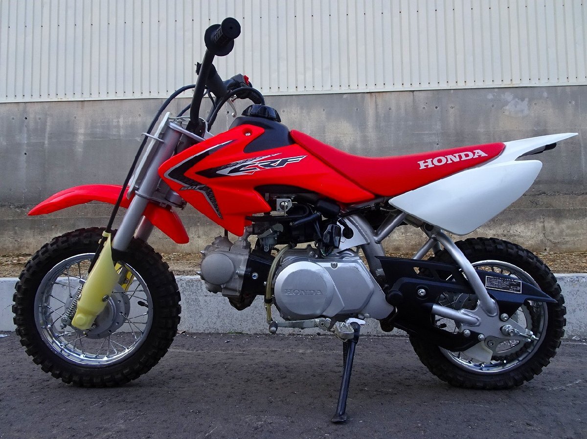 Yahoo!オークション - 現車確認可 CRF50F キッズ用オフロード AE04 ロ...