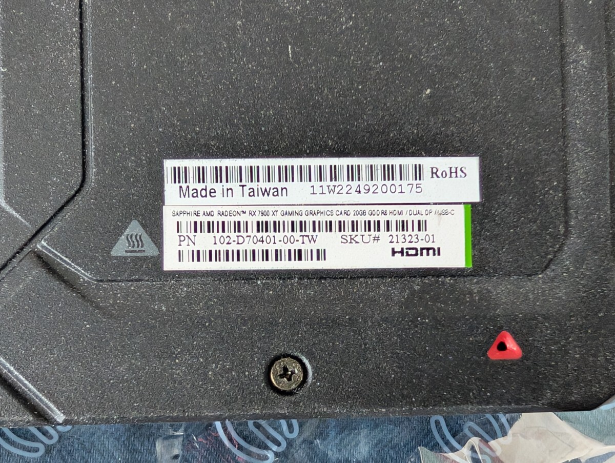 Yahoo!オークション - SAPPHIRE Radeon RX 7900XT 20GB (Used)