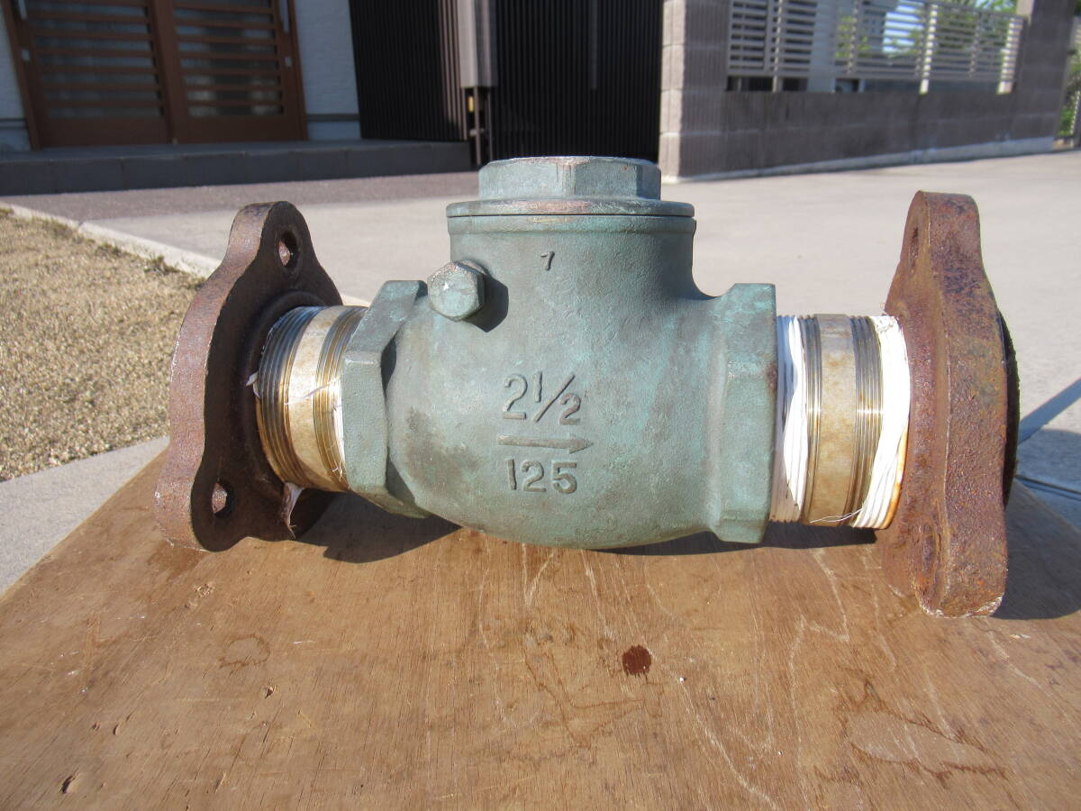 Yahoo!オークション - KITZ 125型 スイングチャッキバルブ 2-1/2 口径6...