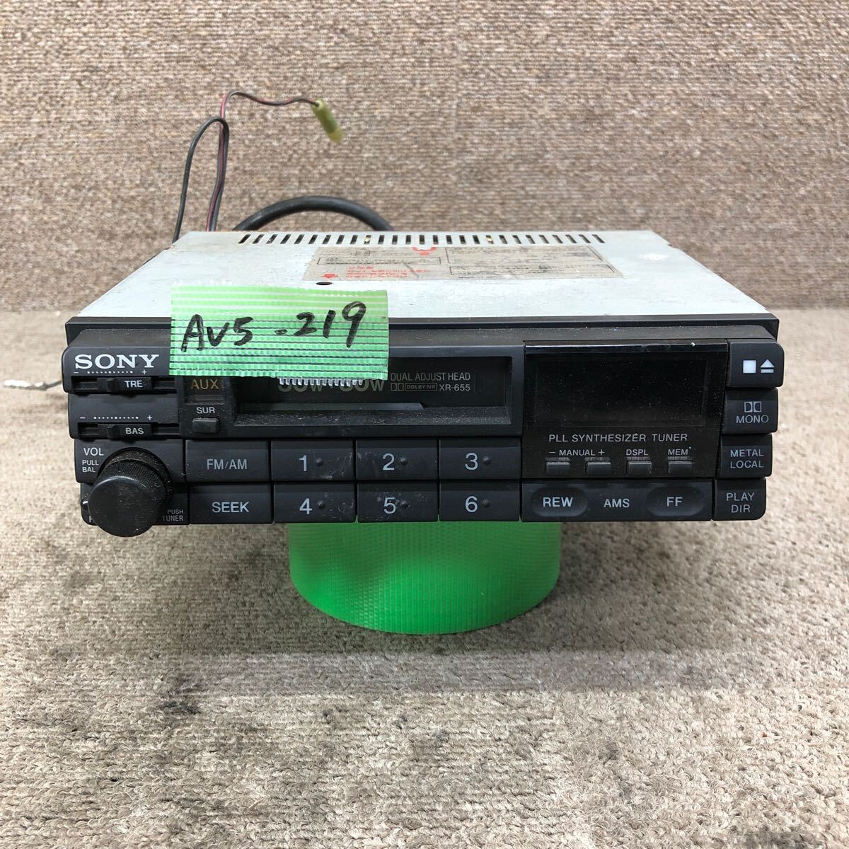 Yahoo!オークション - AV5-219 激安 カーステレオ SONY XR-655 13132 ...
