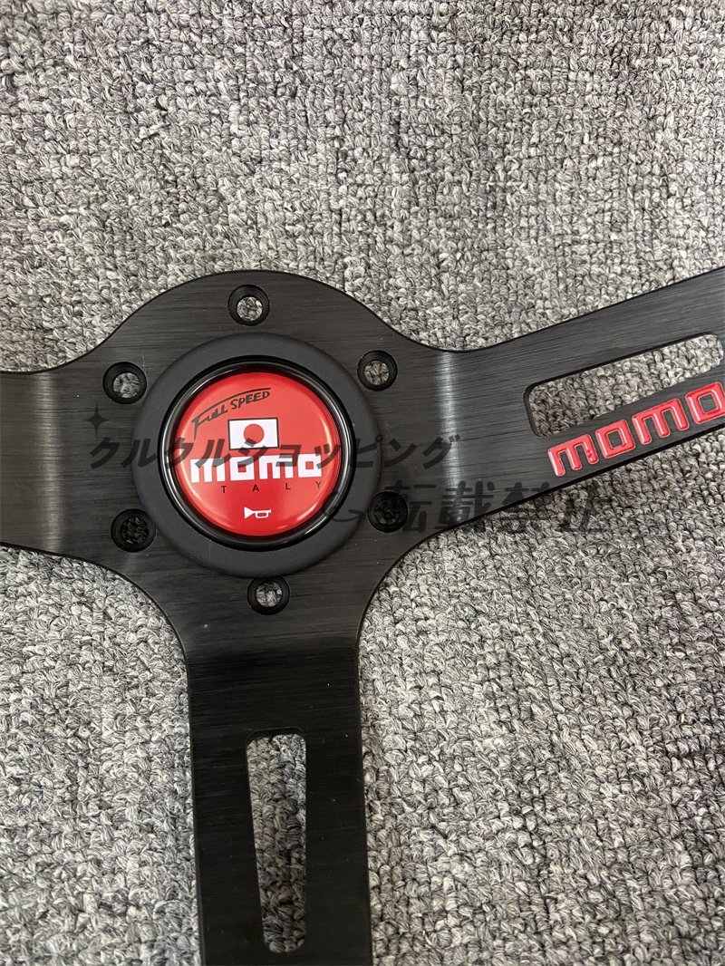 Yahoo!オークション - 新品MOMO 13インチ レザー レーシングステアリン...