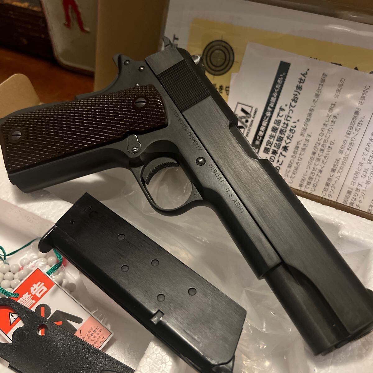 Yahoo!オークション - WA m1911a1 ミリタリーモデル ウエスタンアーム...