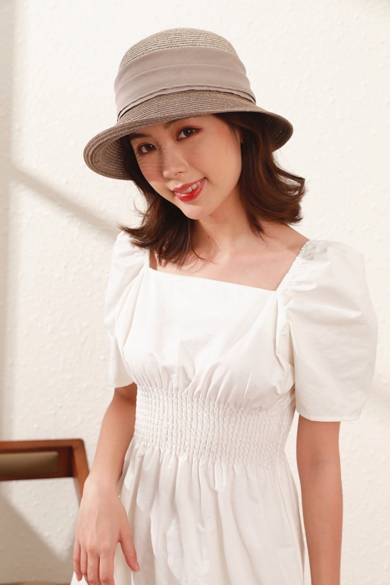 Yahoo!オークション - A264 帽子 レディース 麦わら帽子 むぎわら ハッ...