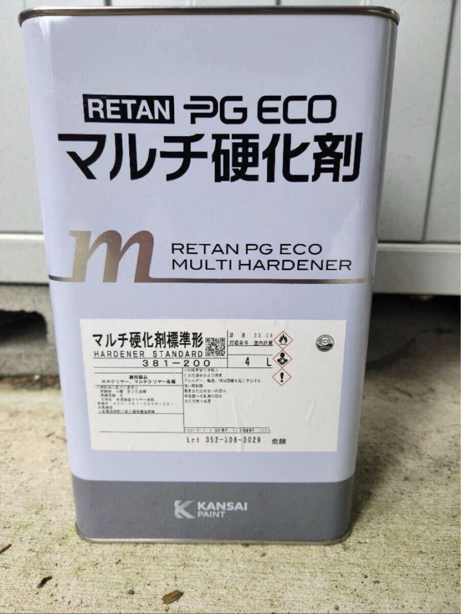 Yahoo!オークション - 関西ペイント レタンPG マルチ硬化剤 標準 4L 新...