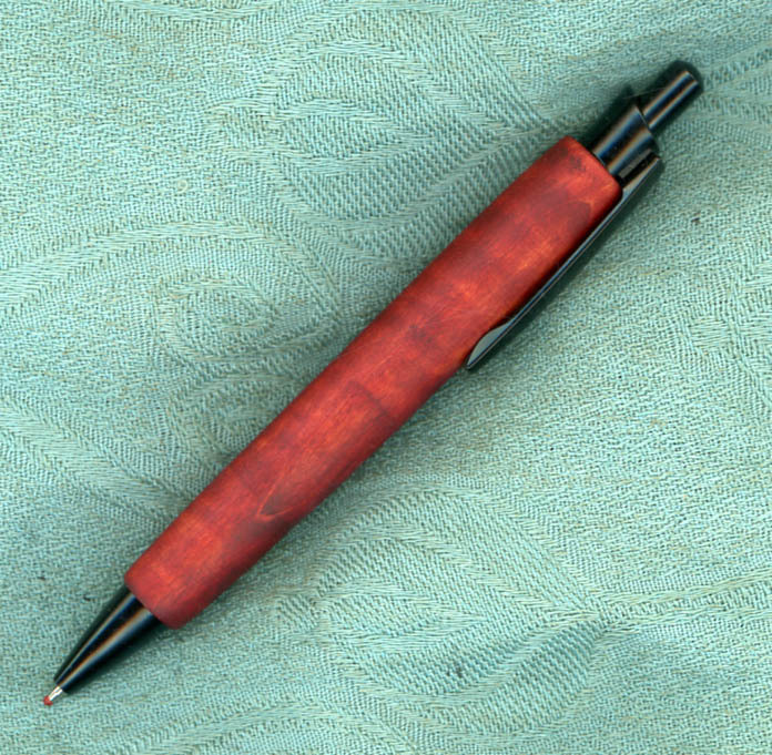 Yahoo!オークション - 新型ノック式ボールペン芯は0.5mm 赤く染めた...