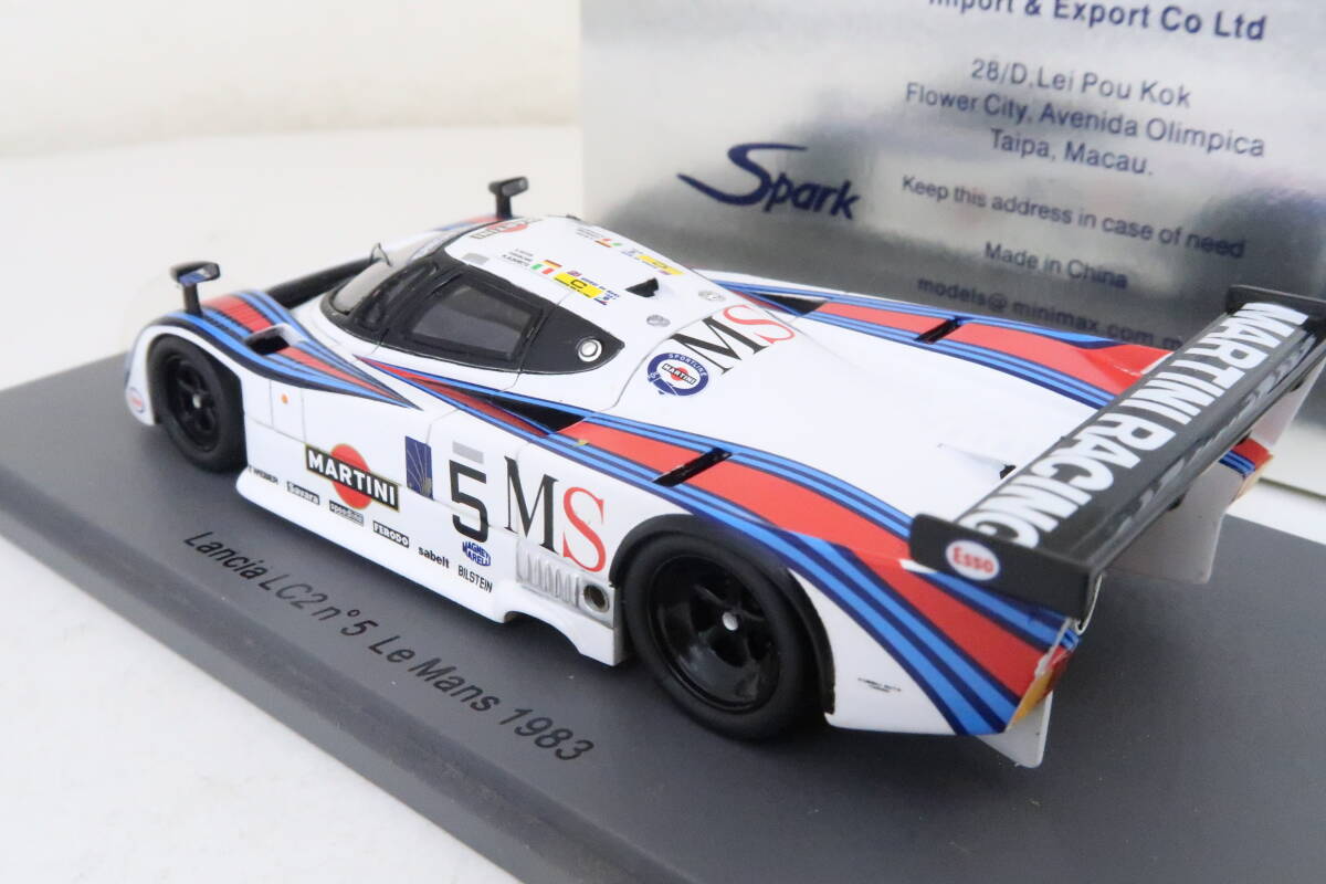 Yahoo!オークション - Spark Lancia LC2 #5 Le Mans 1983 MARTINI ラン...