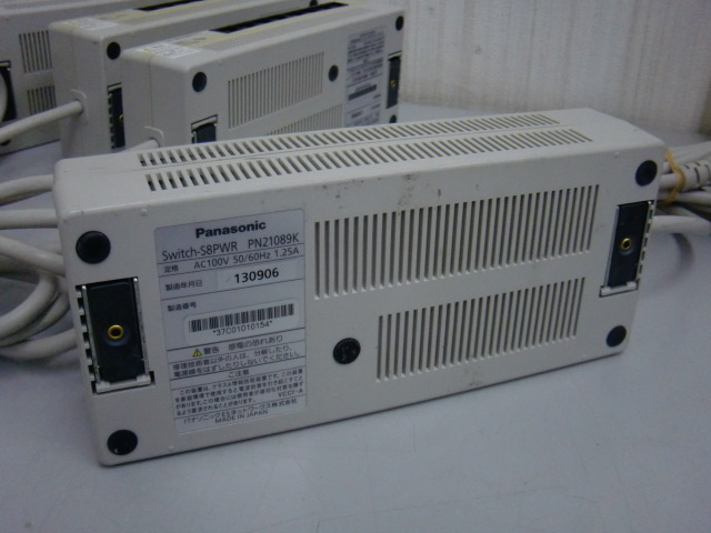 Yahoo!オークション - 4台セット パナソニック/Panasonic PoE給電スイ...