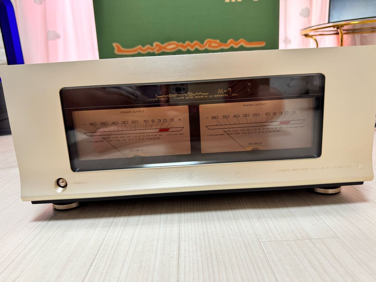 Yahoo!オークション - LUXMAN M-7 Custom パワーアンプ