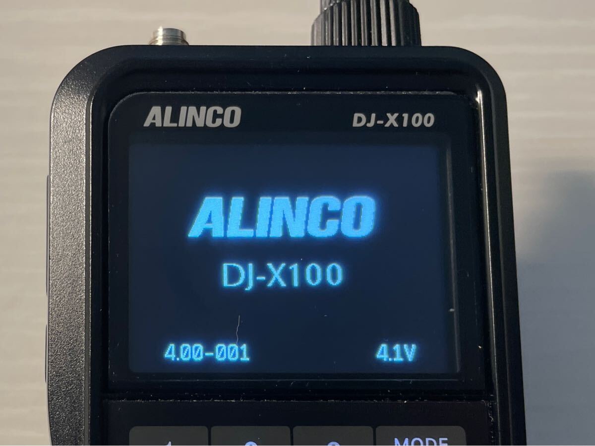Yahoo!オークション - DJ-X100 ALINCO 受信改造済 広帯域受信機