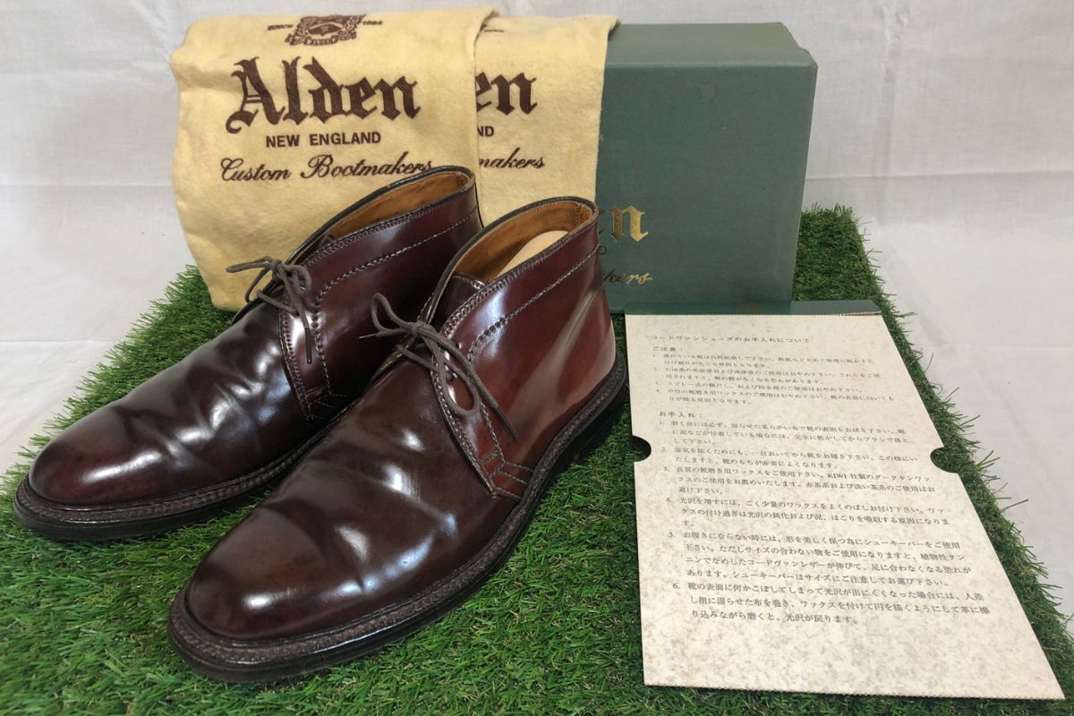 Alden オールデン SHIPS別注 コードバン チャッカブーツ 1339 6 B/D(6インチ以下)｜売買されたオークション情報、yahooの商品情報をアーカイブ公開 - オークファン ...