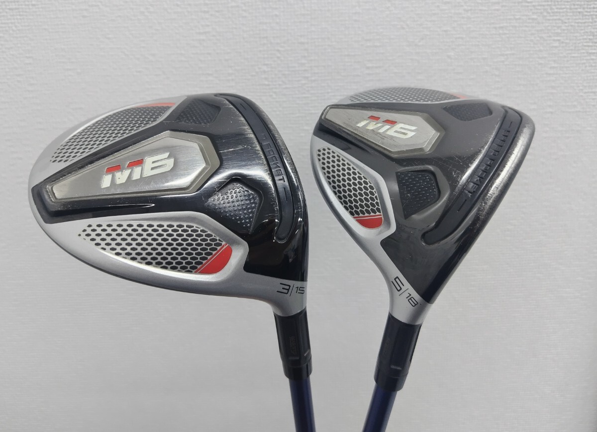 Yahoo!オークション - テーラーメイド M6 FW 3番 5番セット TOUR AD VR...