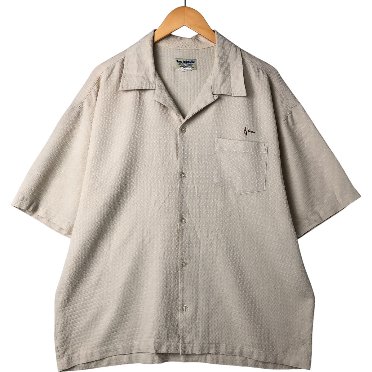 Yahoo!オークション - 古着 80年代 BC ETHIC 半袖 オープンカラー シャ...