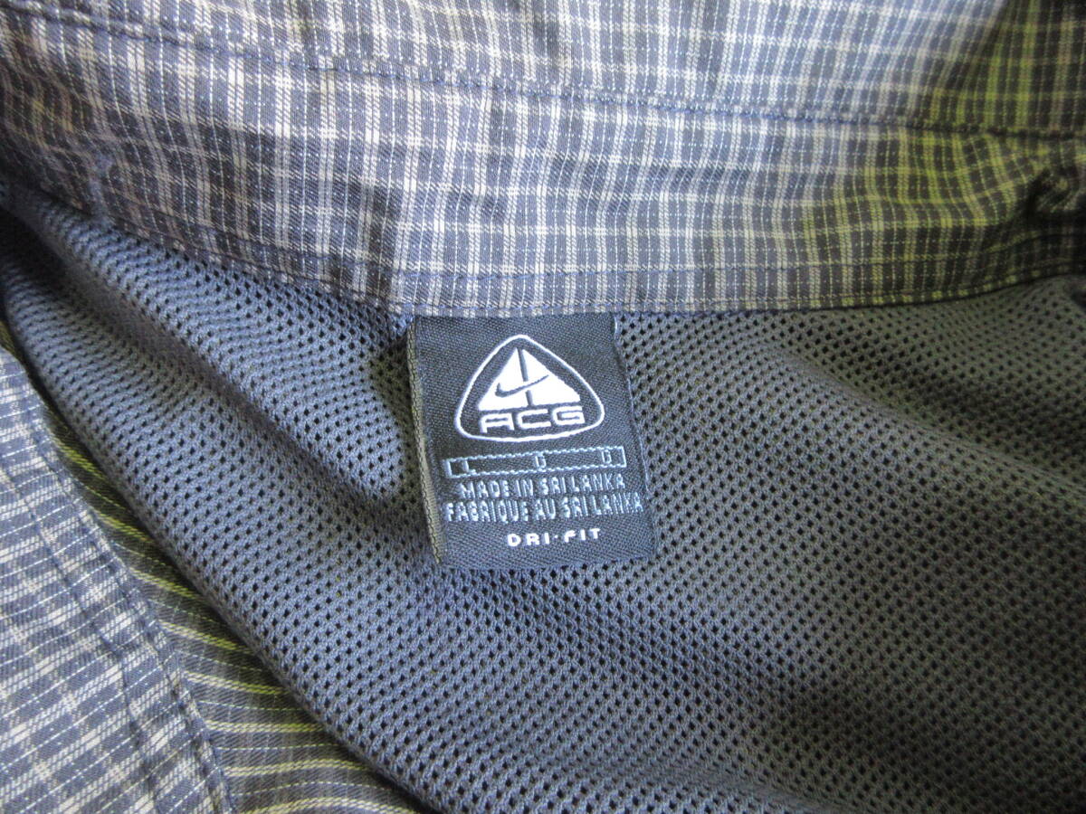 Yahoo!オークション - NIKE ACG 長袖シャツ サイズL コ-24