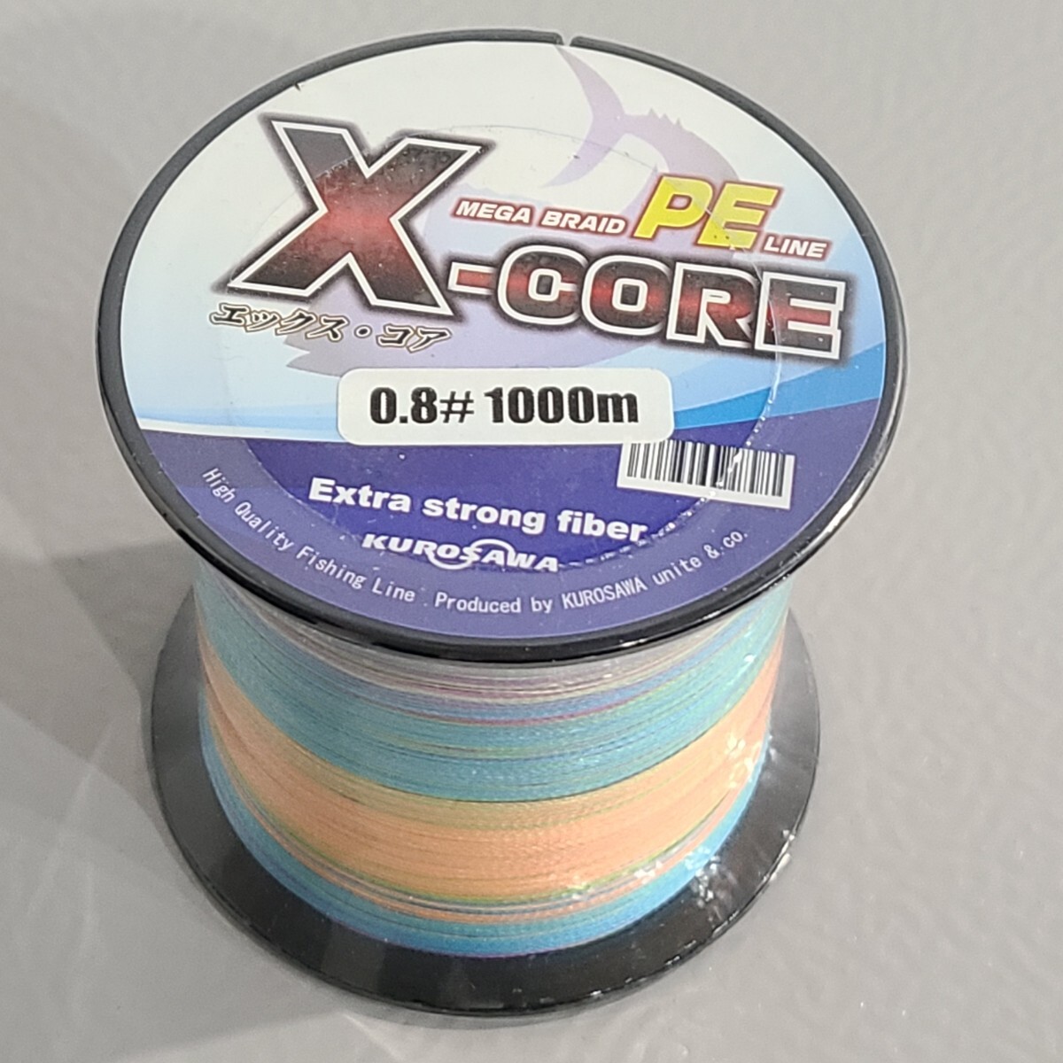 Yahoo!オークション - 新品 PEライン 0.8号 15lb X-CORE 1000m巻き 5色...